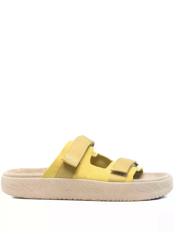 VEJA Arpoador Double-strap Suede Sandals - Yellow