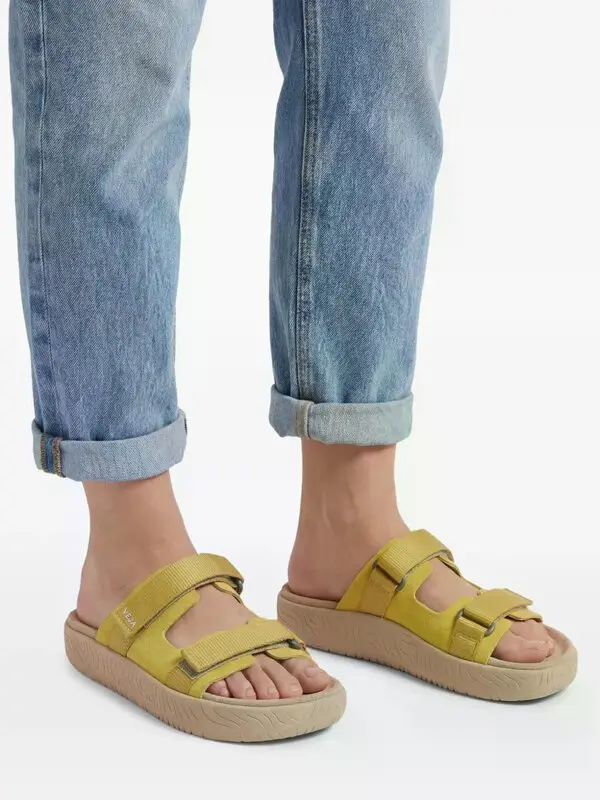 VEJA Arpoador Double-strap Suede Sandals - Yellow
