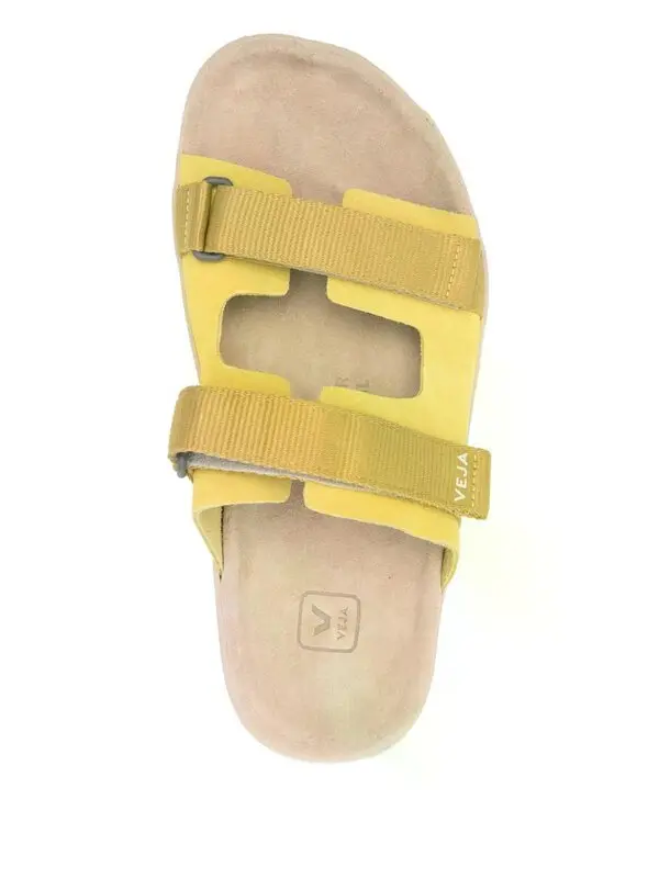 VEJA Arpoador Double-strap Suede Sandals - Yellow