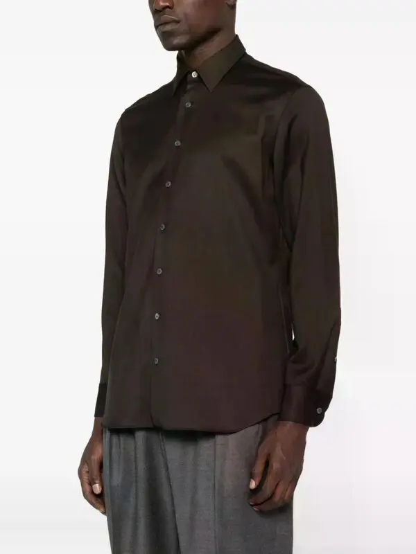 LARDINI Long-sleeve Button-down Shirt