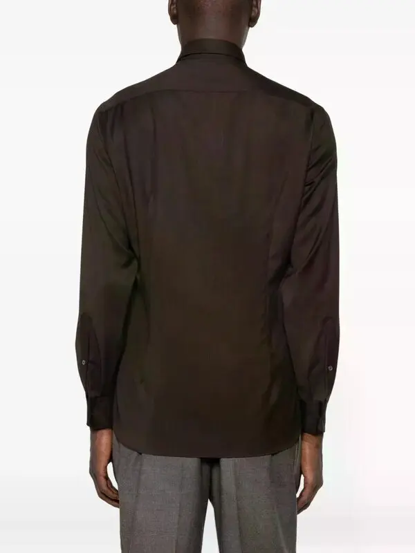 LARDINI Long-sleeve Button-down Shirt