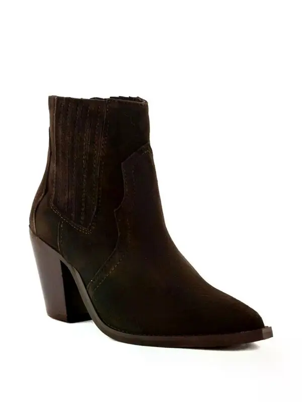 JULIE DEE 70mm Pointed-toe Suede Boots