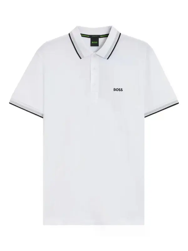 BOSS Paddy Polo Shirt - White