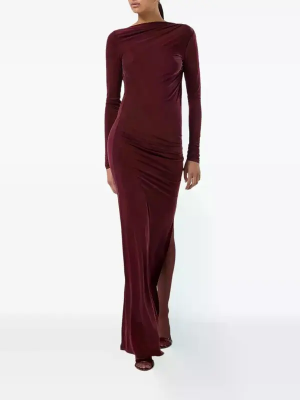 Andamane Open-back Maxi Dress - Red