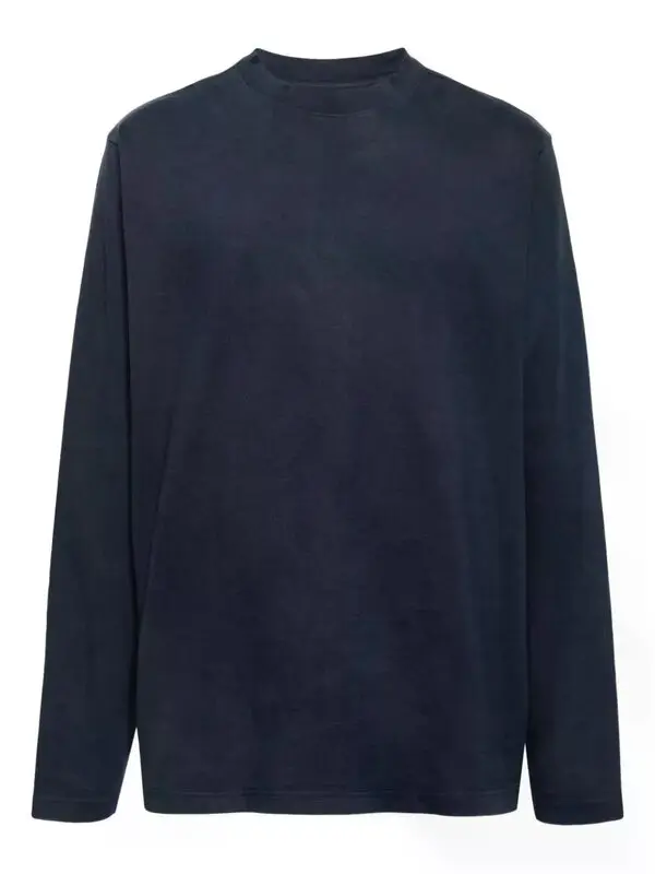 Yeezy Long-sleeve Cotton T-shirt - Blue