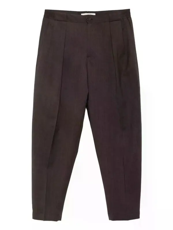 BRIGLIA 1949 Portobellos Pleated-front Trousers