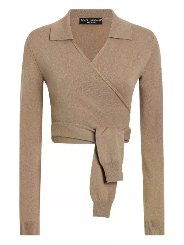 Dolce & Gabbana Cashmere Wrap Cardigan - Neutrals