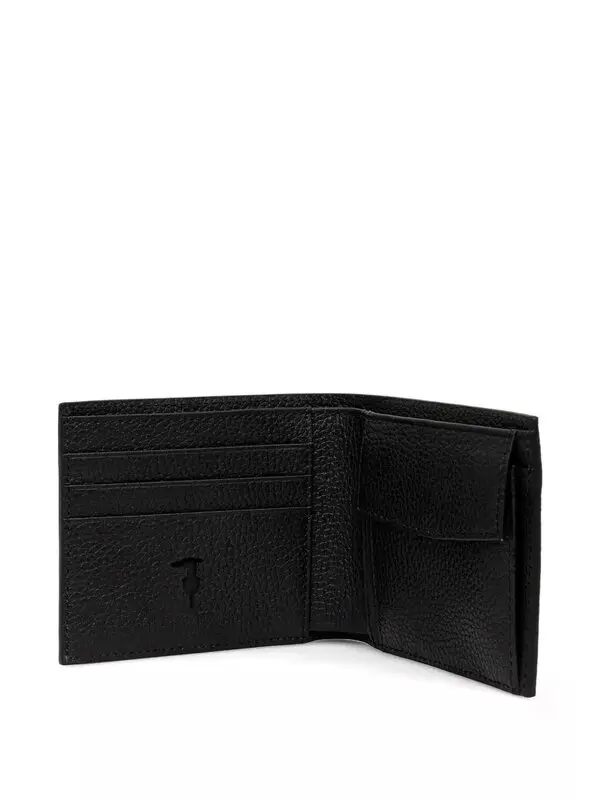 TRUSSARDI Cartera Leather Logo Bi-fold Wallet