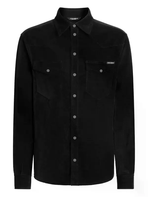 Dolce & Gabbana Corduroy Shirt - Black