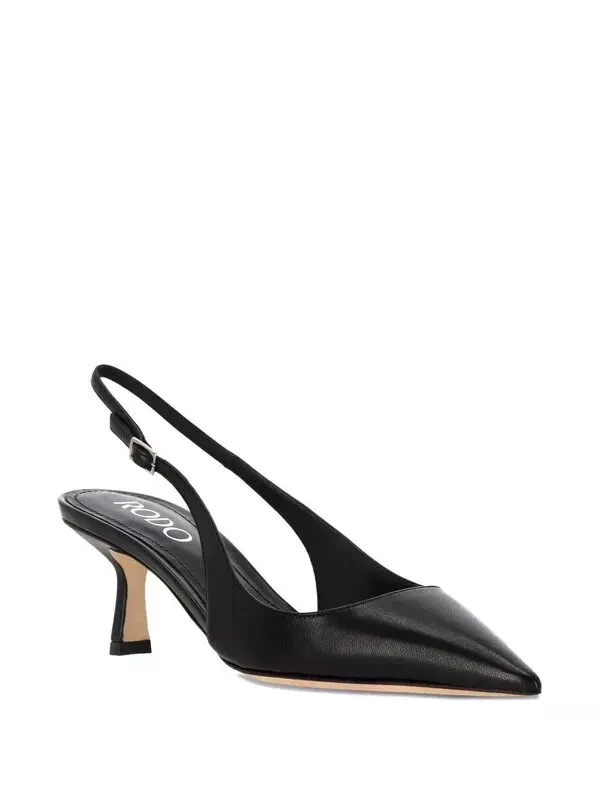 Rodo 35mm Slingback Leather Pumps