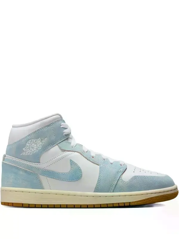 JORDAN Air 1 Mid Denim/gum Sneakers - Blue