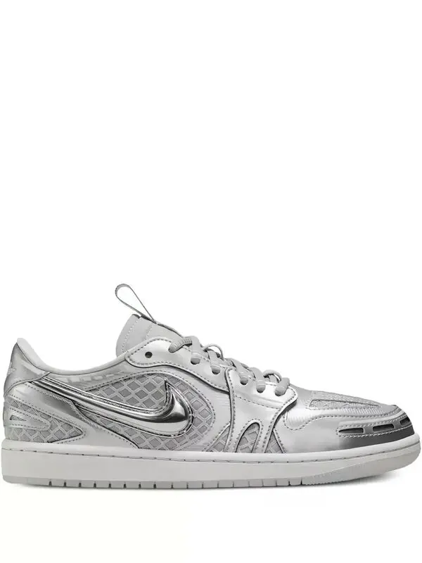 JORDAN Air 1 Low Method Of Make V3 Metallic Silver Sneakers - Grey