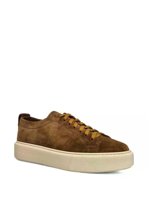 HENDERSON BARACCO Suede Platform Sneakers - Brown