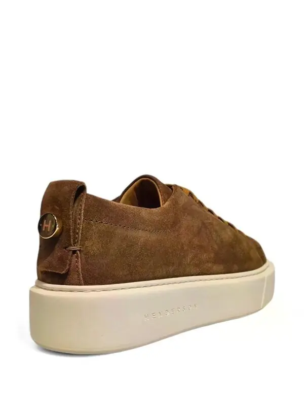 HENDERSON BARACCO Suede Platform Sneakers - Brown
