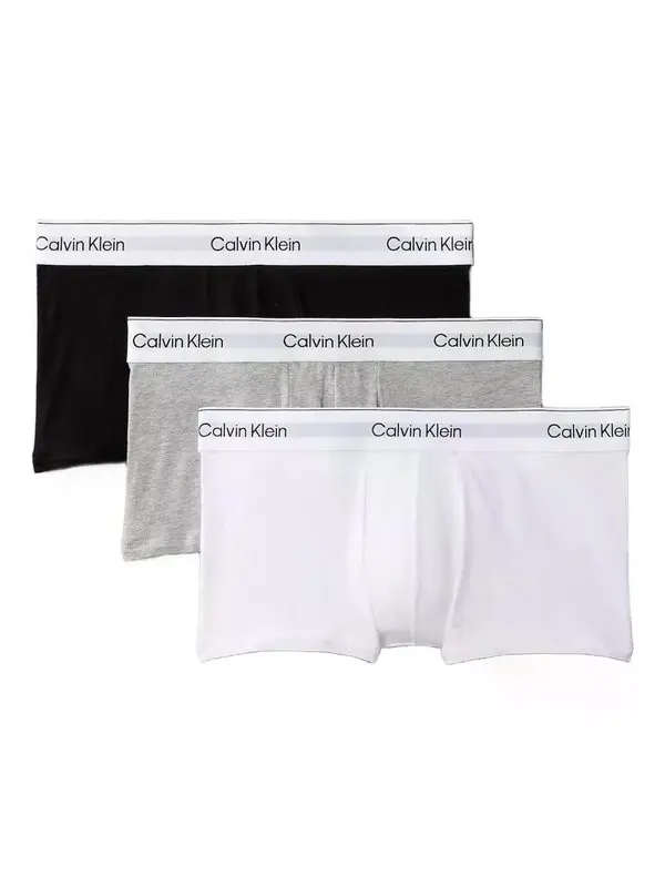 Calvin Klein Branded Waistband Boxer Shorts - Grey