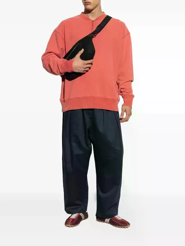 MAISON MARGIELA Half-zip Cotton Sweatshirt - Orange