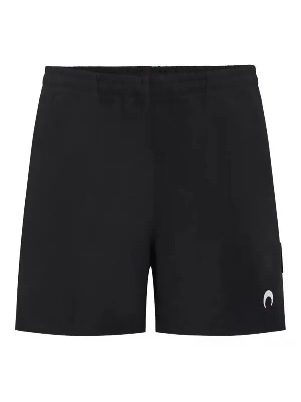 MARINE SERRE Crescent Moon Swim Shorts - Black