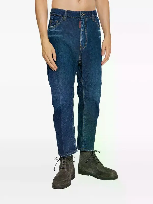 Dsquared2 Distressed Five-pocket Jeans - Blue