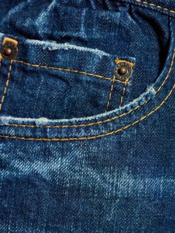Dsquared2 Distressed Five-pocket Jeans - Blue