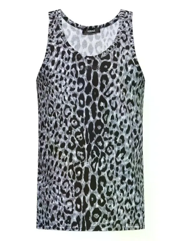 Versace Leopard-print Top