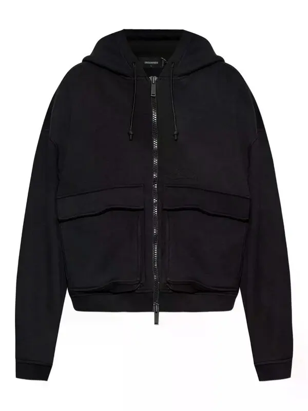 Dsquared2 Hooded Ribbed Jacket