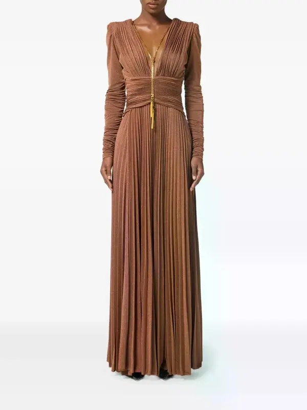 knitted long sleeve midi dress Burgundy Floral Embroidered Knitted Long Sleeve Midi Dress main image 1