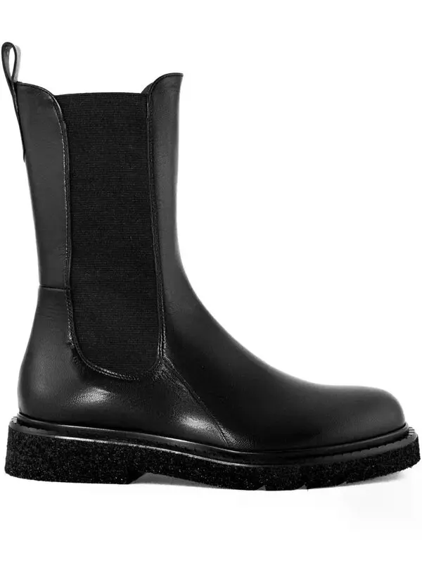 GUGLIELMO ROTTA Elastic-insert Leather Boots