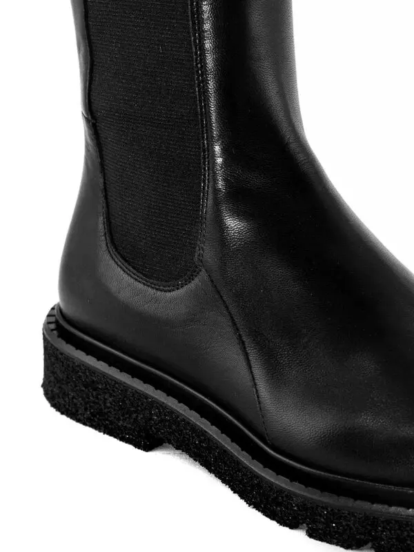 GUGLIELMO ROTTA Elastic-insert Leather Boots