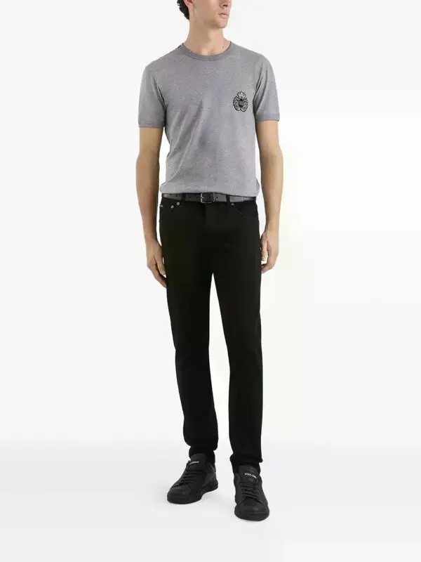 Dolce & Gabbana Embellished Crew-neck T-shirt