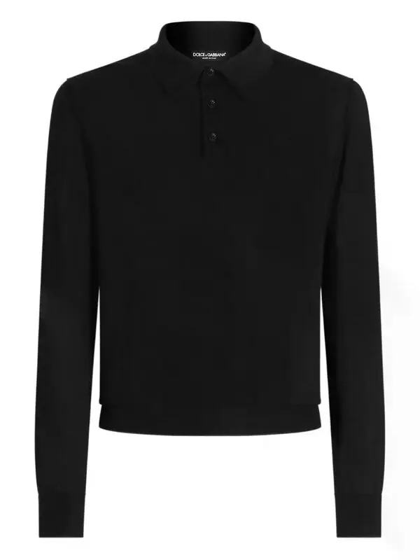 Dolce & Gabbana Long-sleeve Polo Shirt