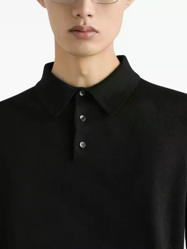 Dolce & Gabbana Long-sleeve Polo Shirt