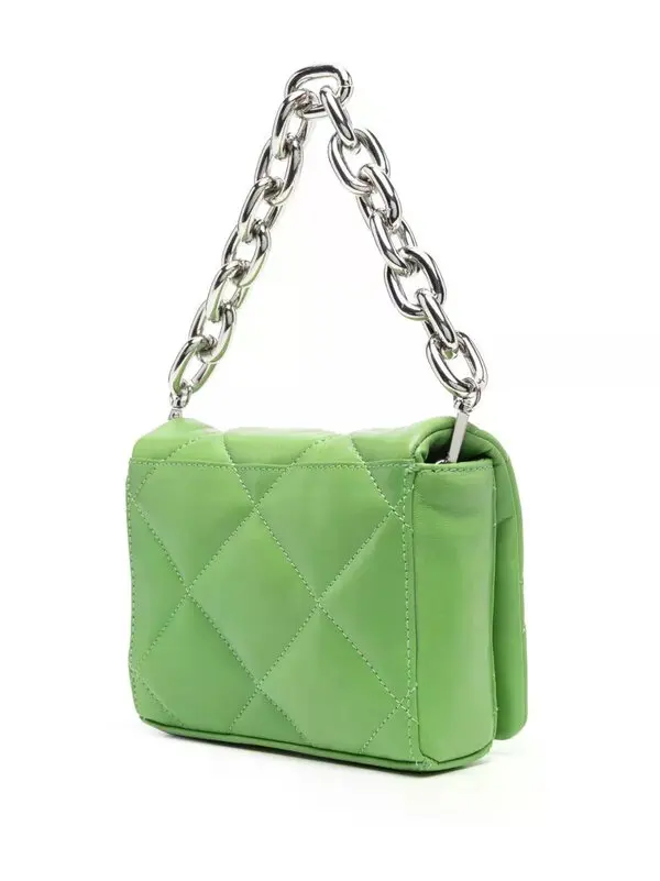 STAND STUDIO Hestia Quilted Shoulder Bag - Green