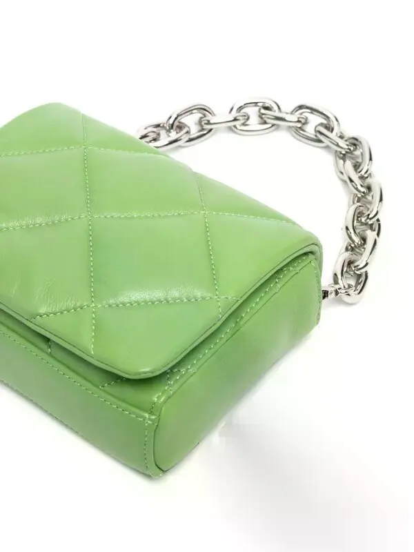 STAND STUDIO Hestia Quilted Shoulder Bag - Green