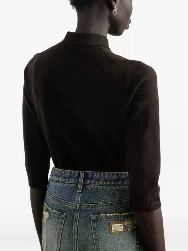 Dolce & Gabbana Cashmere Polo Top