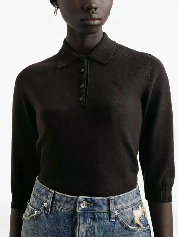 Dolce & Gabbana Cashmere Polo Top