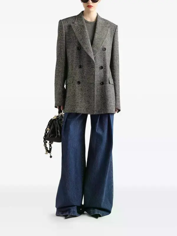 Dolce & Gabbana Herringbone Double-breasted Jacket