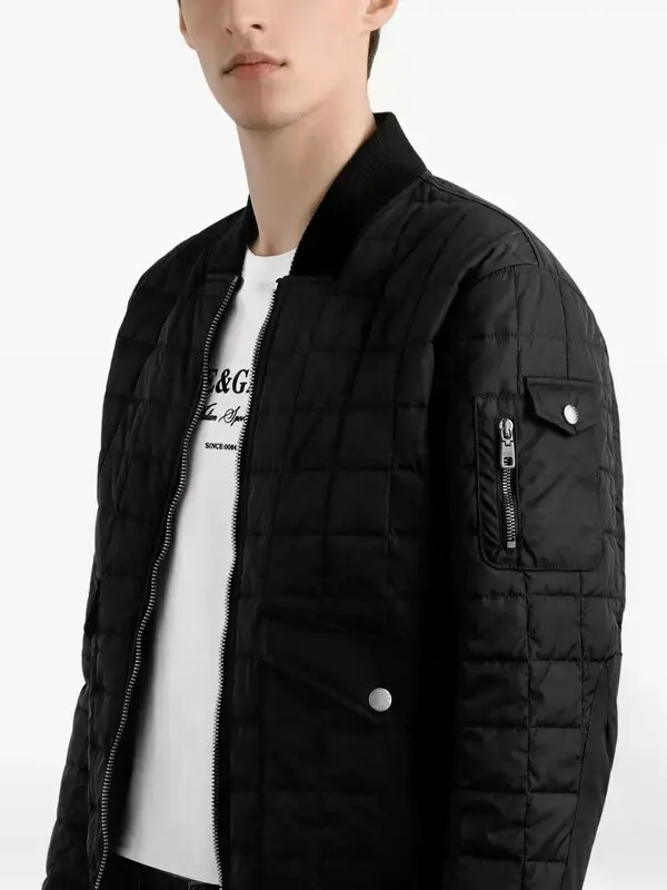 Dolce & Gabbana Quilted Bomber Jacket