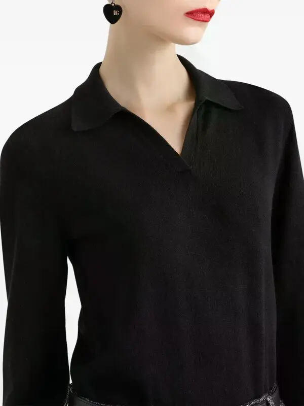 Dolce & Gabbana Cashmere Long Sleeve Top