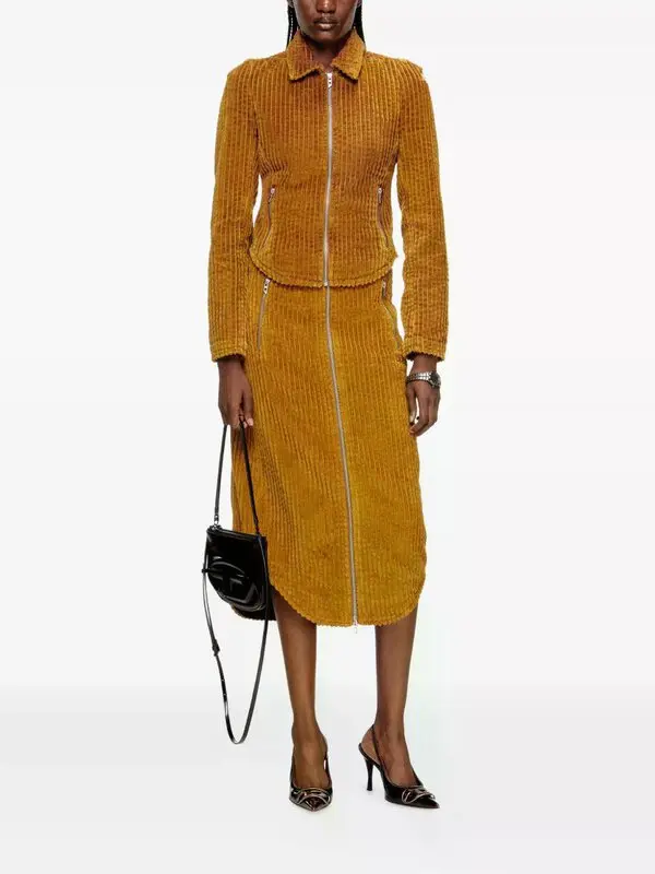 DIESEL® Midi O-liipop Corduroy Skirt