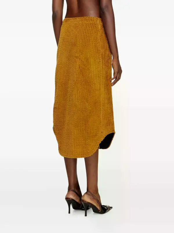 DIESEL® Midi O-liipop Corduroy Skirt