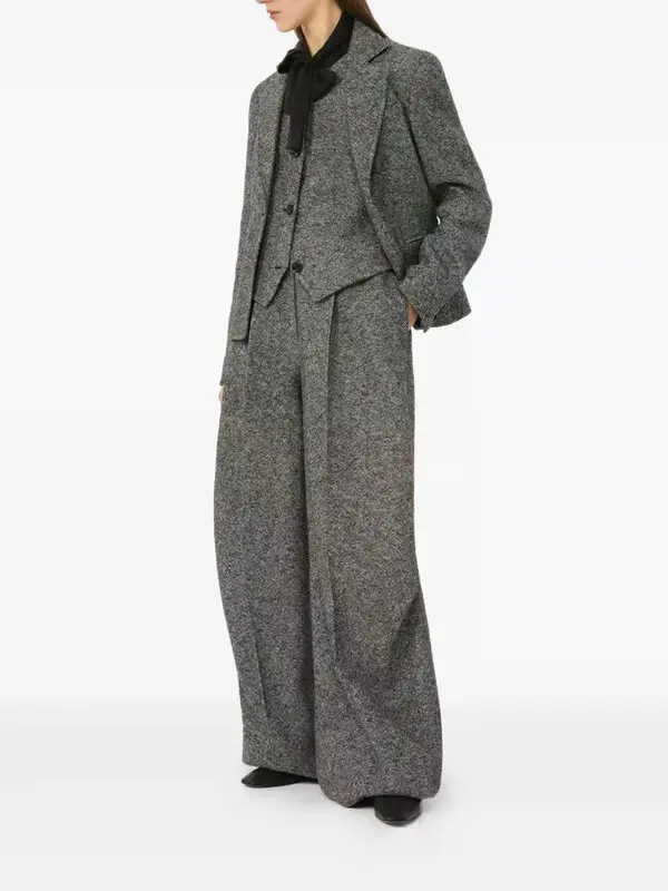 Max Mara Single-button Tweed Blazer