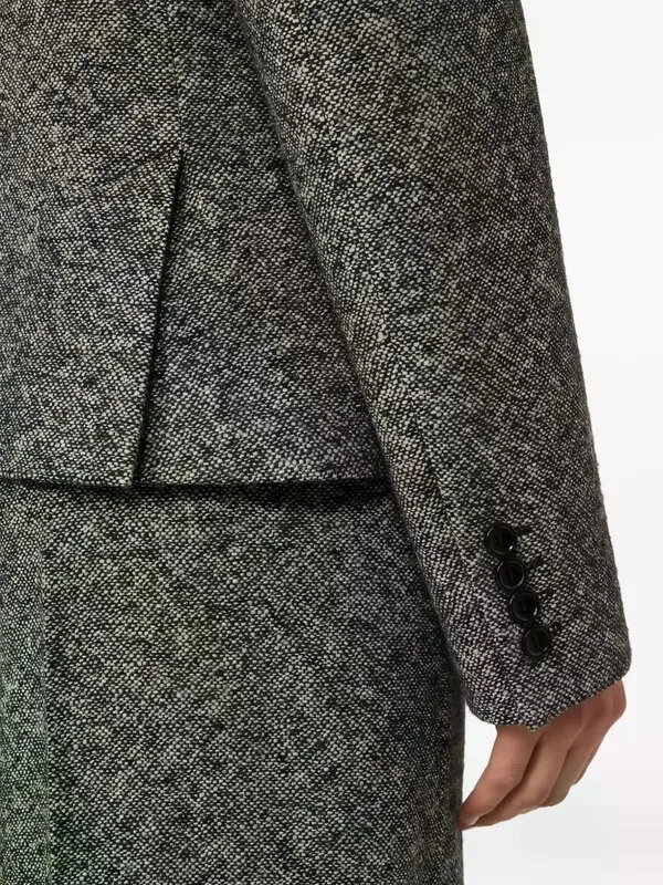 Max Mara Single-button Tweed Blazer