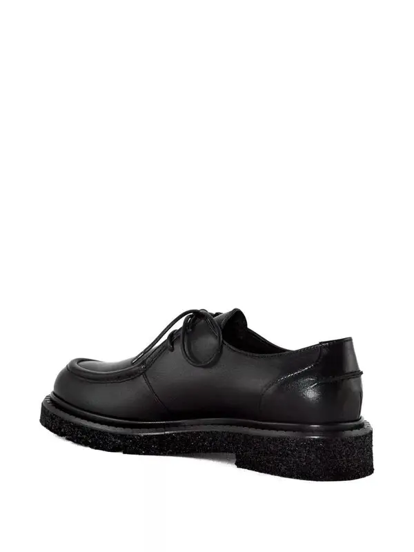 GUGLIELMO ROTTA Leather Round-toe Lace-up Shoes