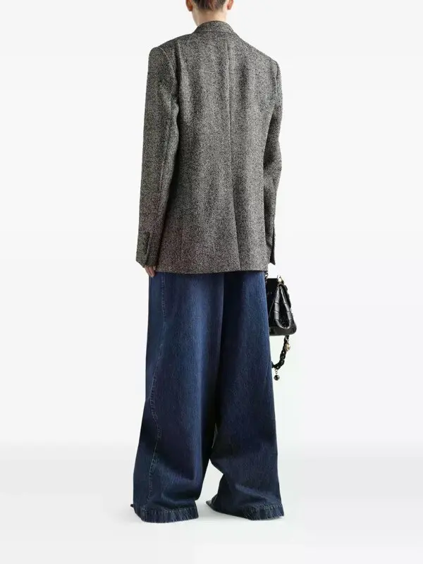 Dolce & Gabbana Inverted-pleat High-waist Jeans