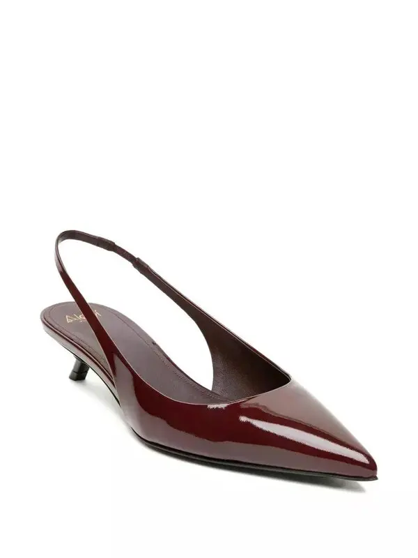ALEVI MILANO Pearl-embellished Slingback Pumps