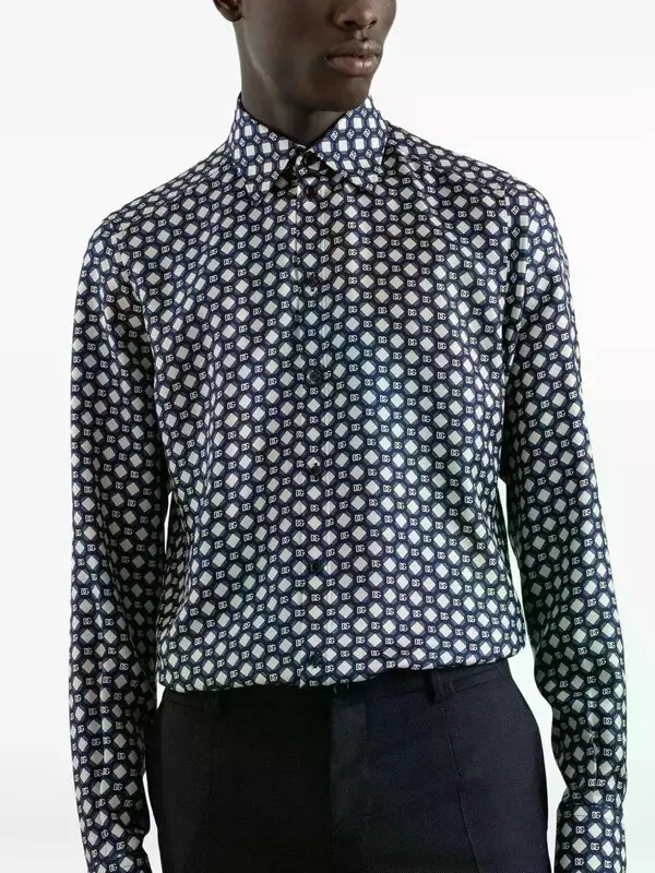 Dolce & Gabbana Geometric-print Shirt