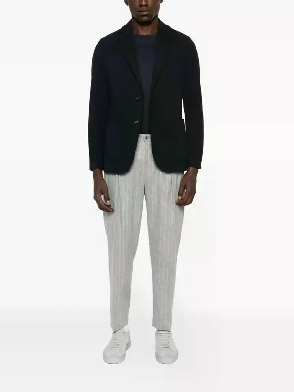 CIRCOLO 1901 Two-button Patch-pocket Blazer - Blue