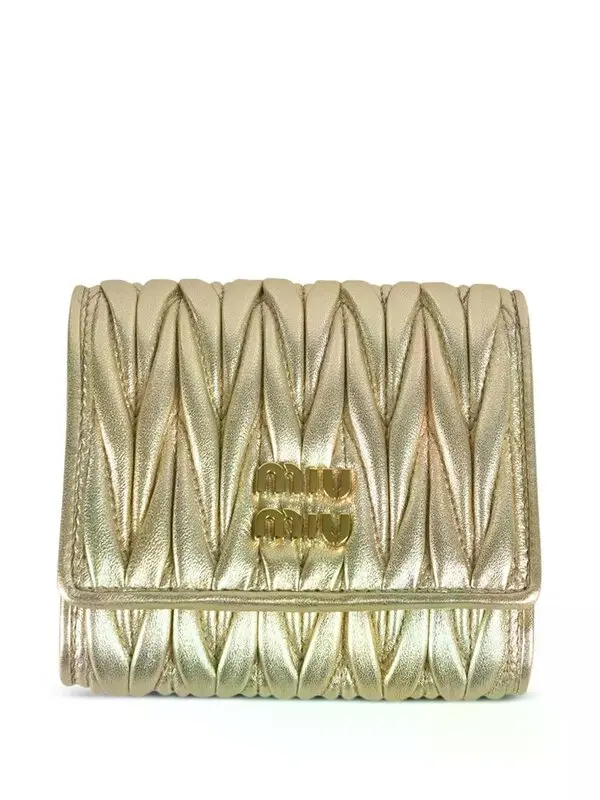 Miu Miu Matelasse-effect Wallet