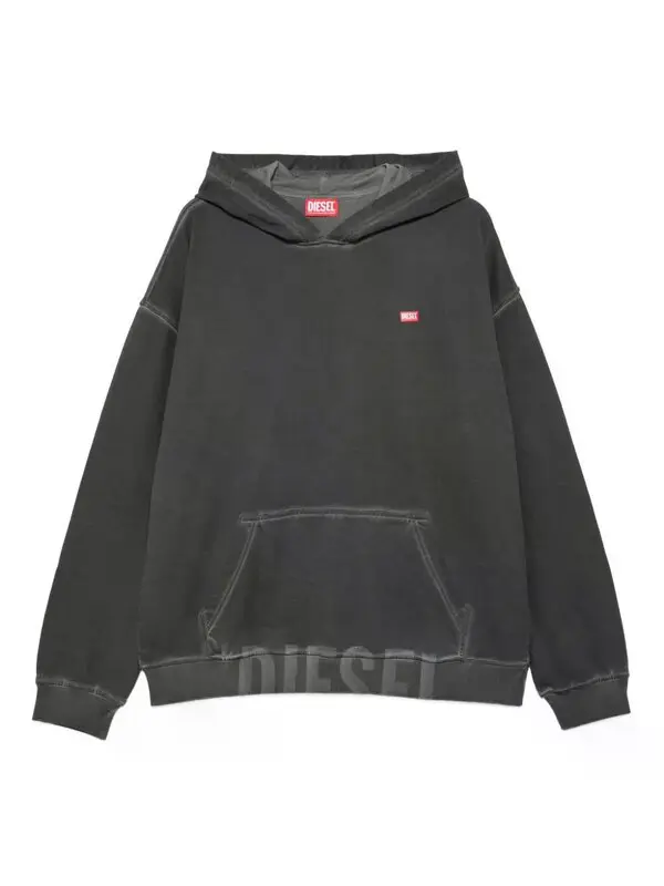 DIESEL® Logo-embroidered Hooded Sweatshirt
