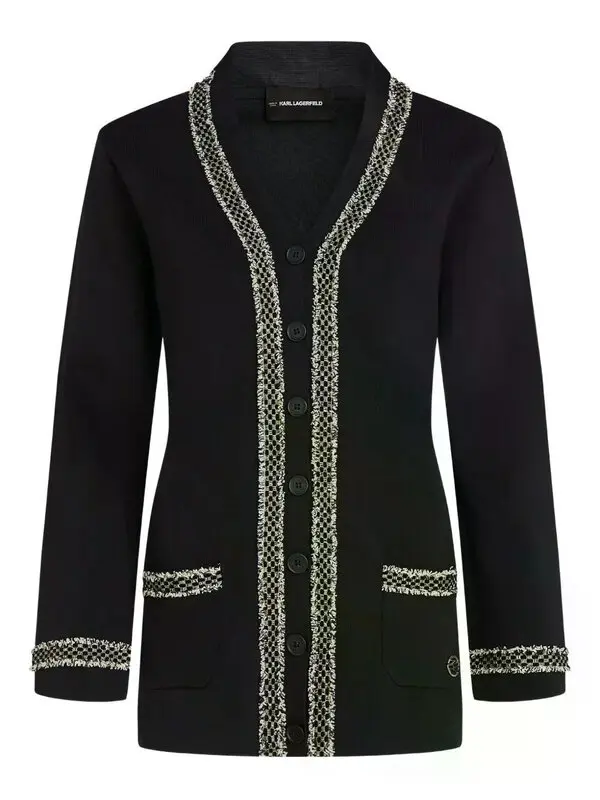 Karl Lagerfeld Boucle Cardigan